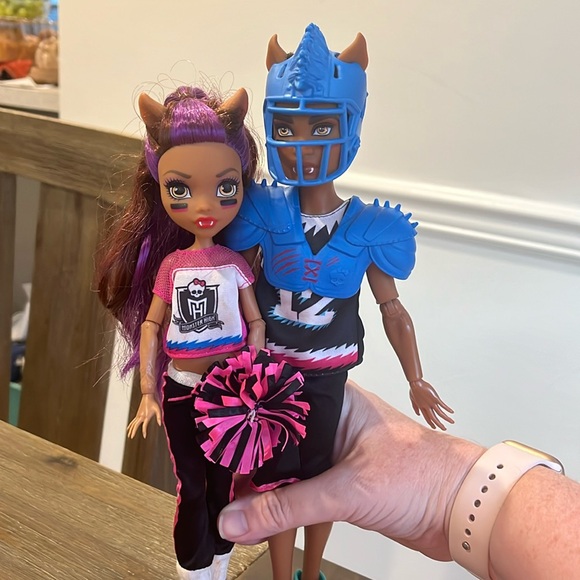 monster high | Toys | Clawd Wolf Football Player And Clawdeen Wolf ...
